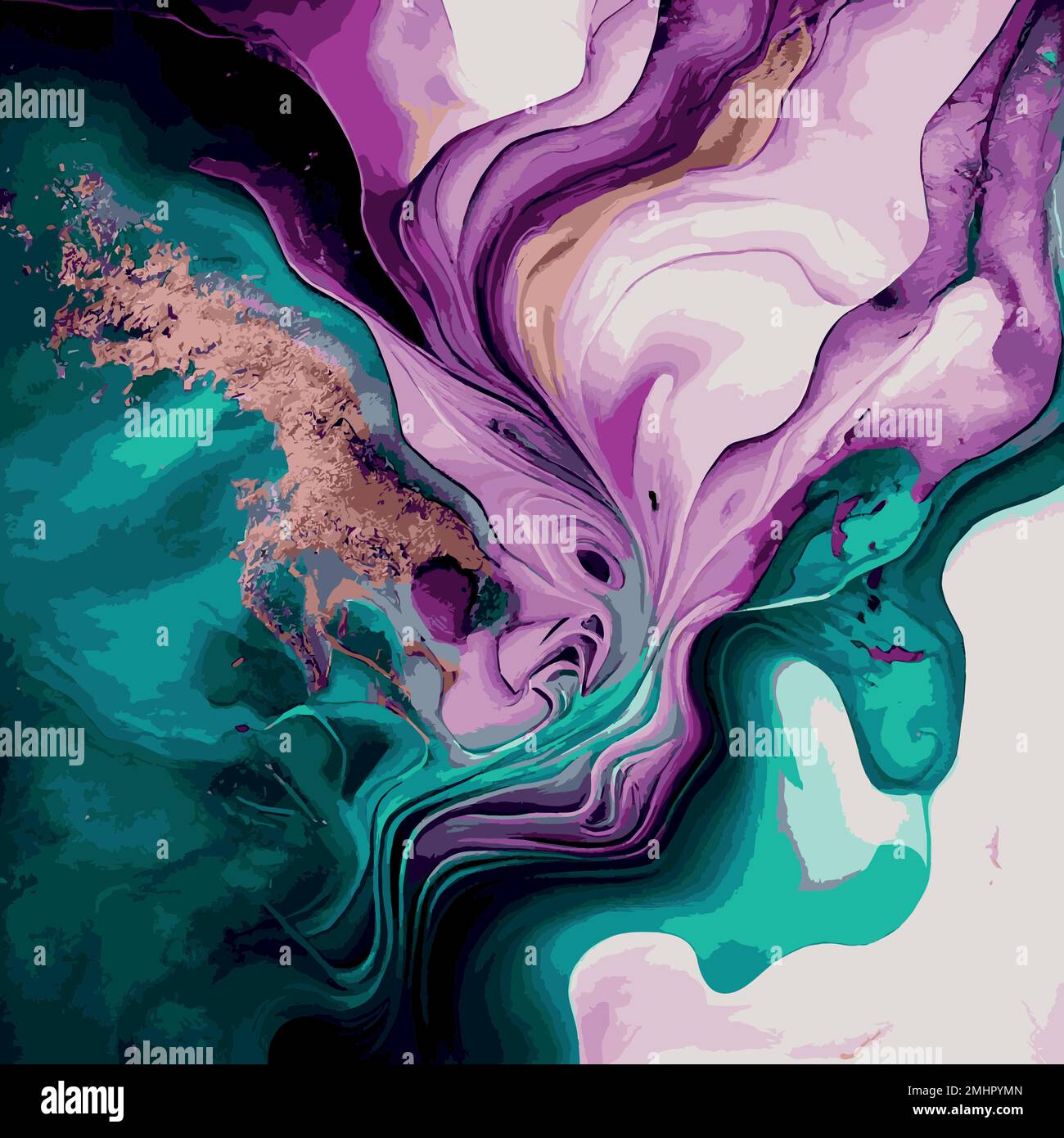 Marble texture design, colorful multicolored marble surface, curved ...