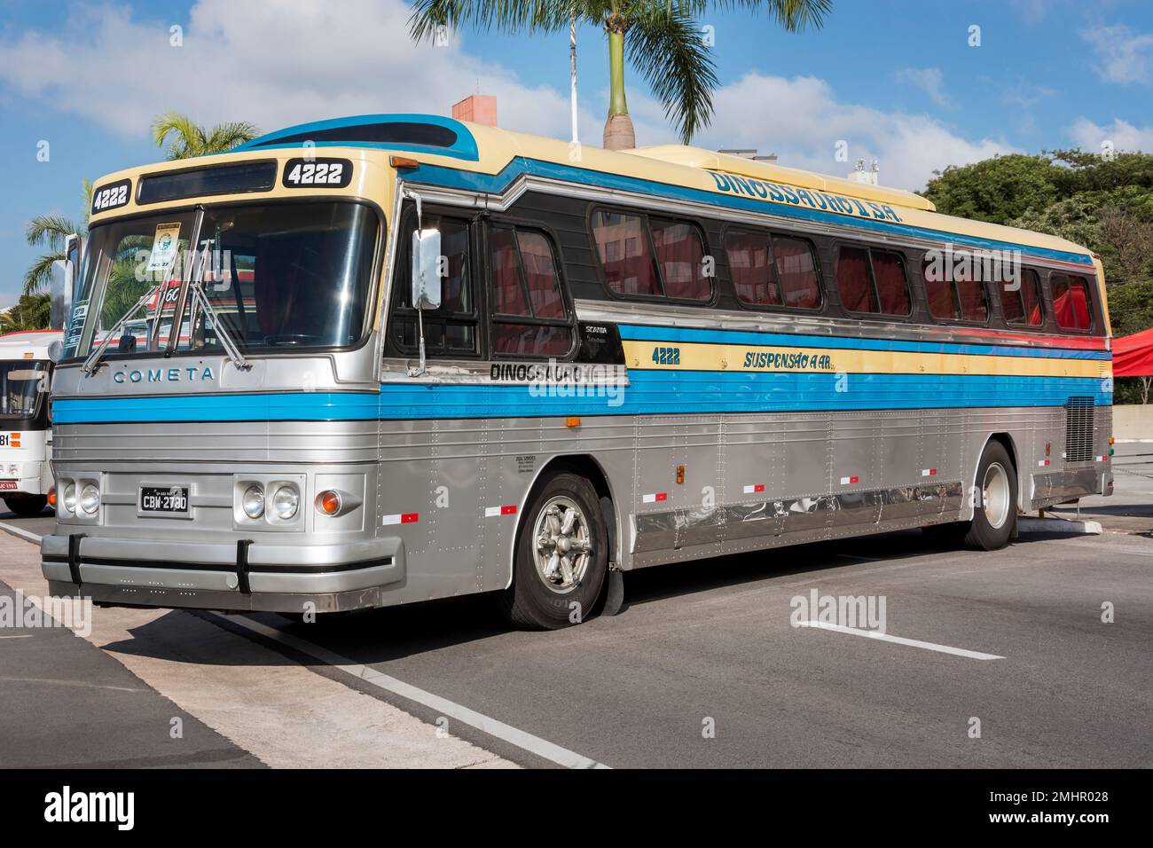 Bus vehicle Ciferal Dinossauro Scania BR116 1979 on display at Bus ...