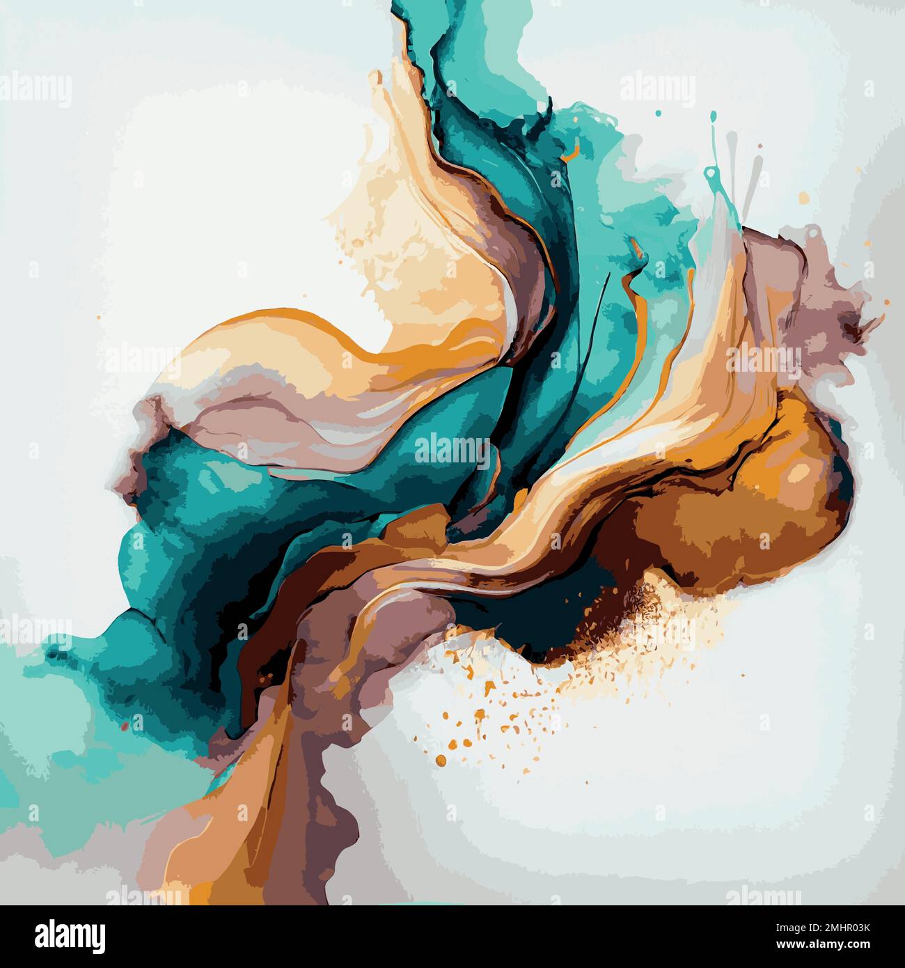 Marble texture design, colorful multicolored marble surface, curved ...