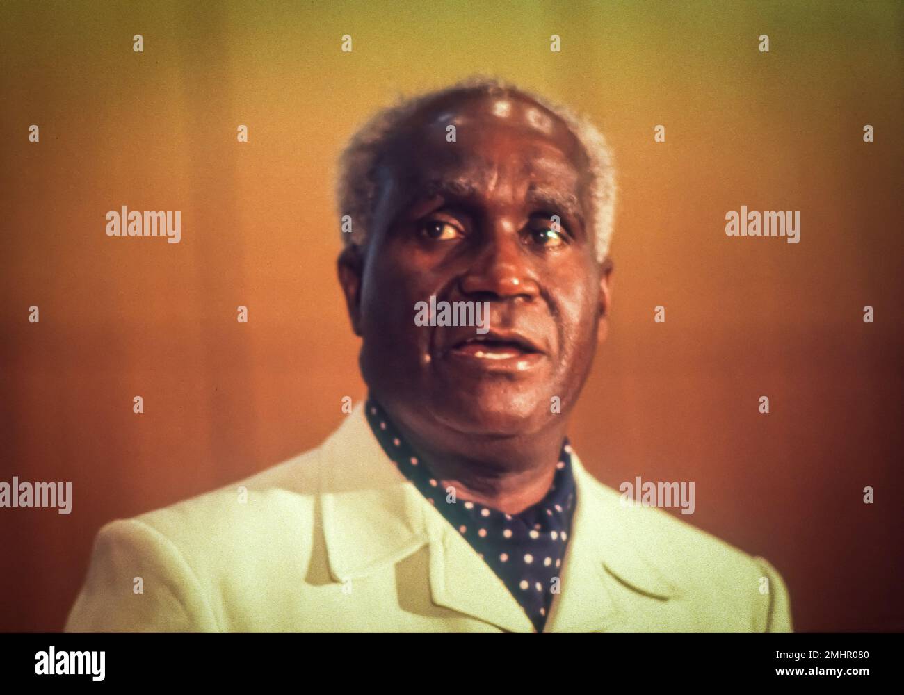 Zambia. Kenneth Kaunda, first president of Zambia (1964-1991 Stock ...