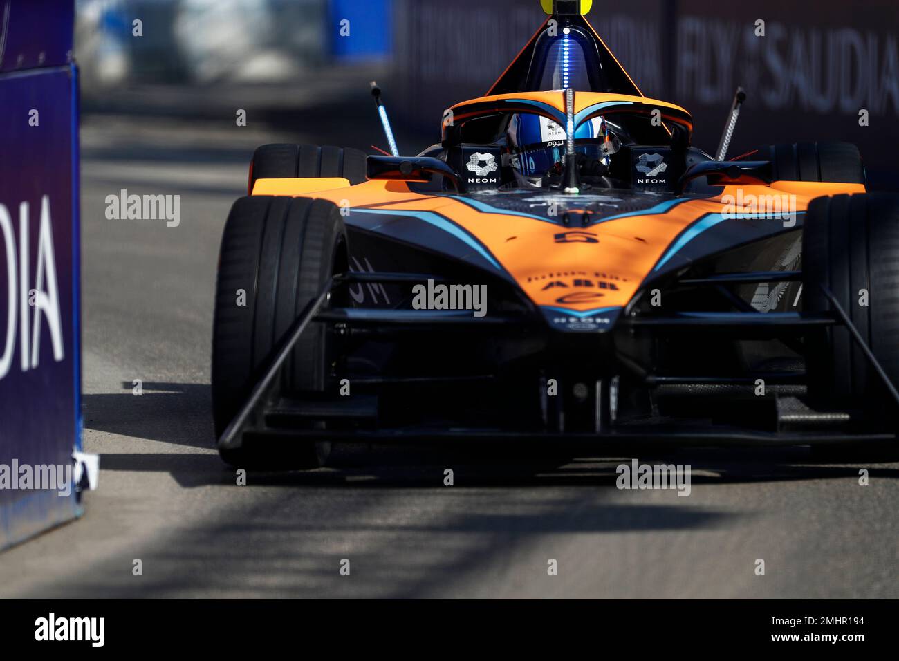 Jake Hughes, NEOM McLaren Formula E Team, e-4ORCE 04 during the Formula E Round 2 - Diriyah E ...