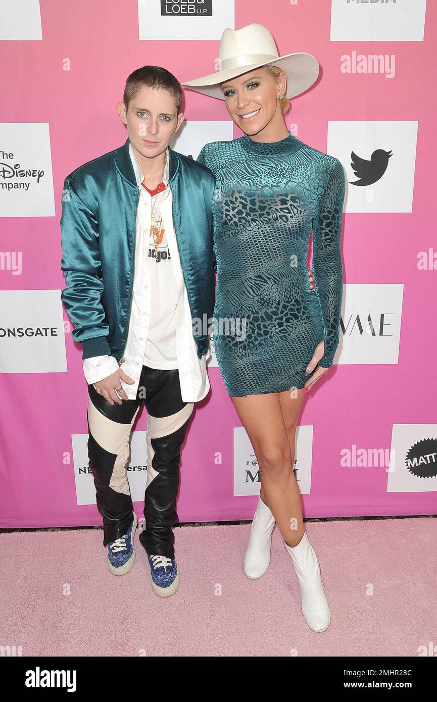 Nats Getty, left, and Gigi Gorgeous attend the 2019 Power Women Summit ...