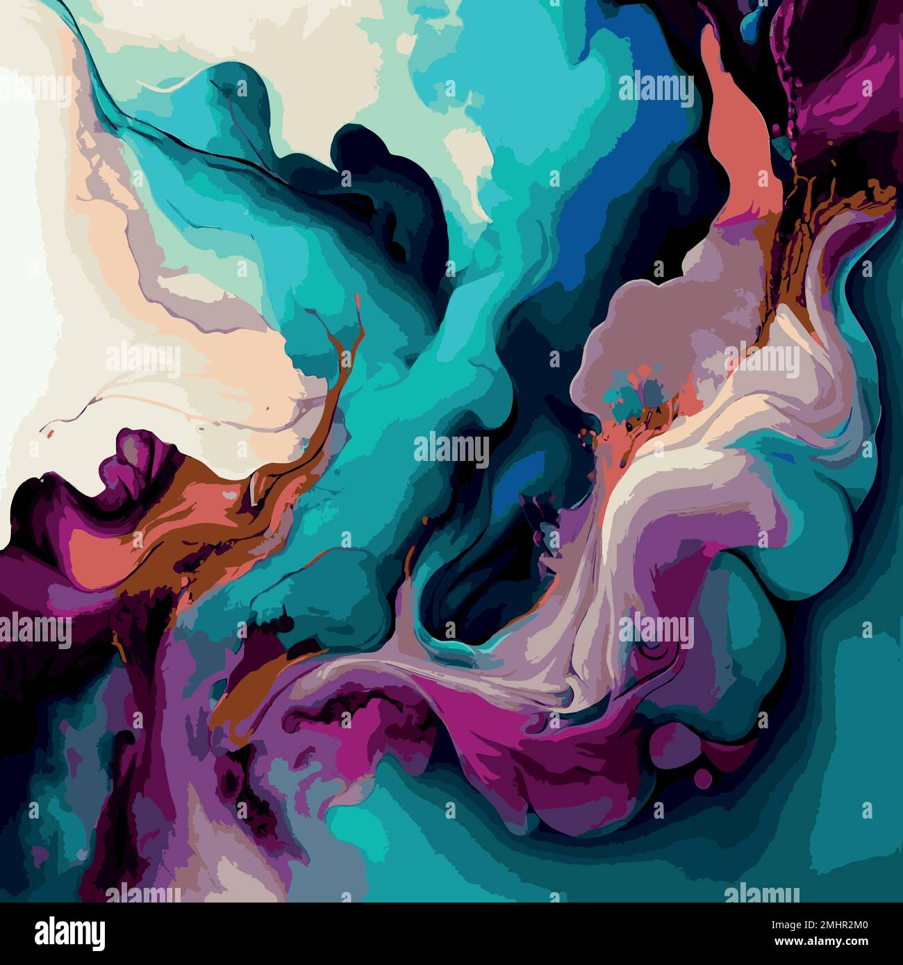 Marble texture design, colorful multicolored marble surface, curved ...