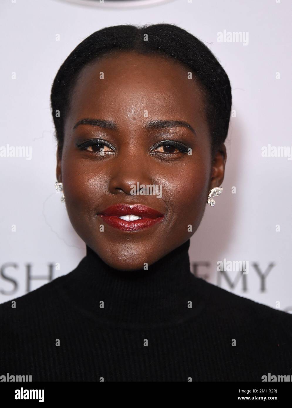 Lupita Nyong'o arrives at the BAFTA Los Angeles Britannia Awards at the ...