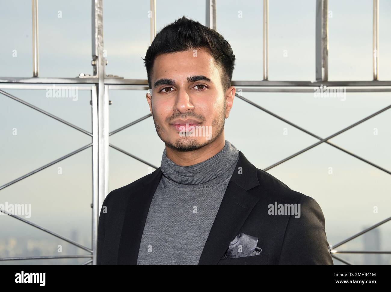 British singer-songwriter Arjun visits the Empire State Building for ...
