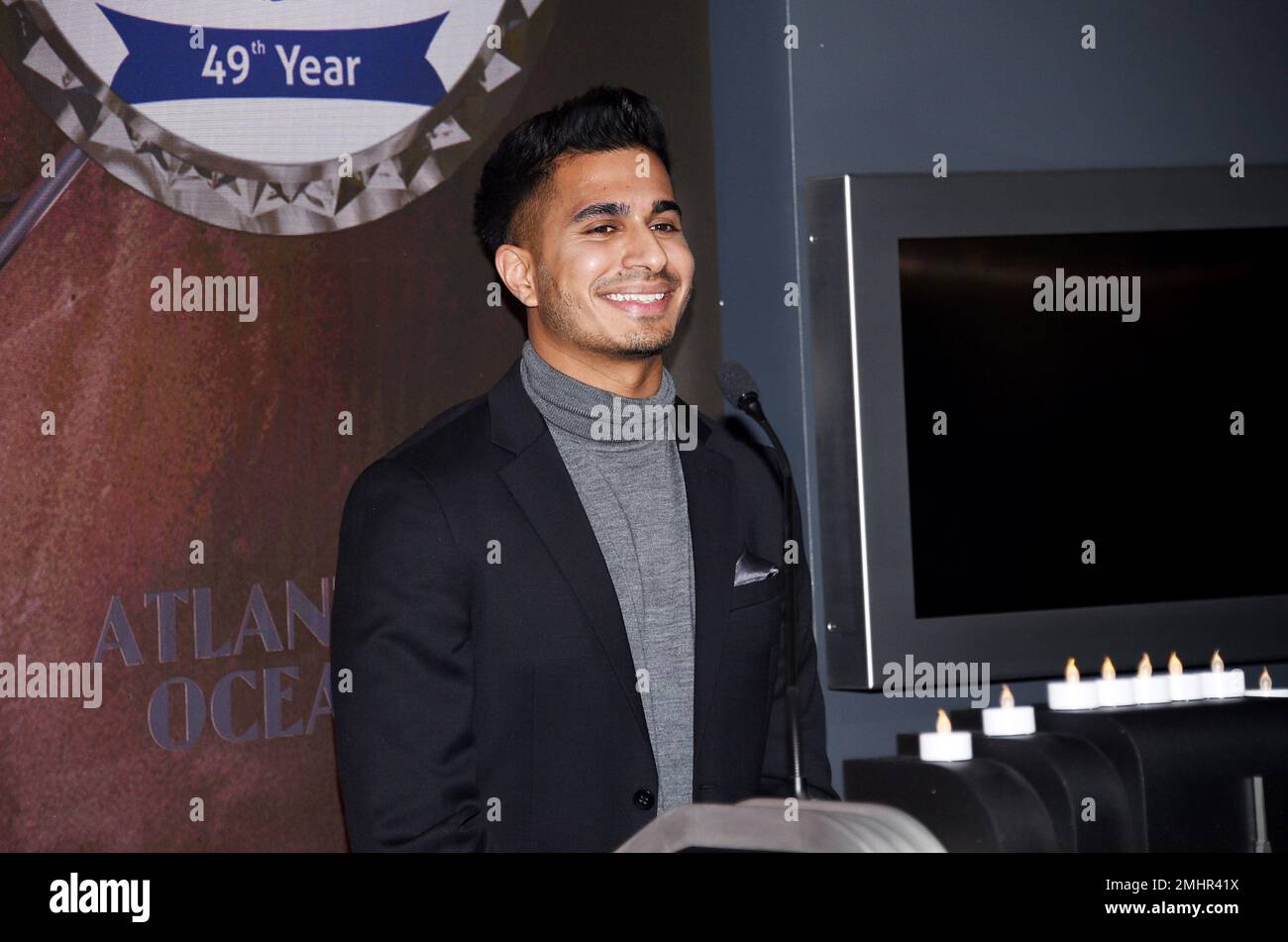 British singer-songwriter Arjun visits the Empire State Building for ...