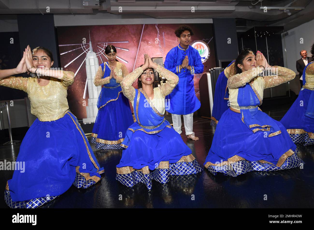 British singer-songwriter Arjun visits the Empire State Building for ...
