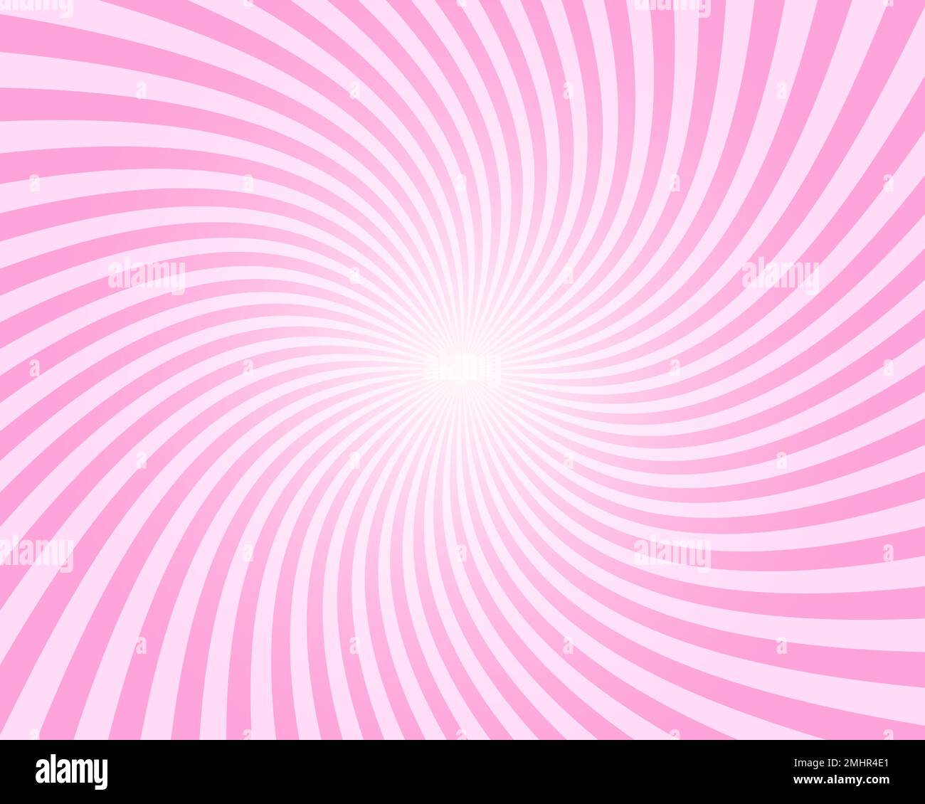Rosy sunset, swirled pink radial stripes, pinwheel pattern. Circus ...