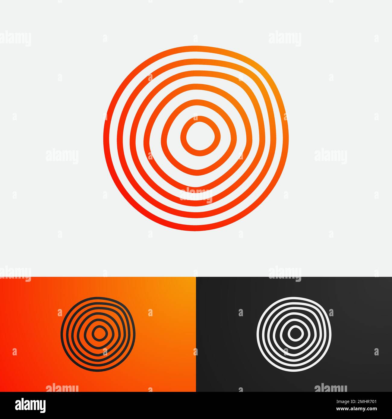 abstract shining sun logo template with gradation color for company ...