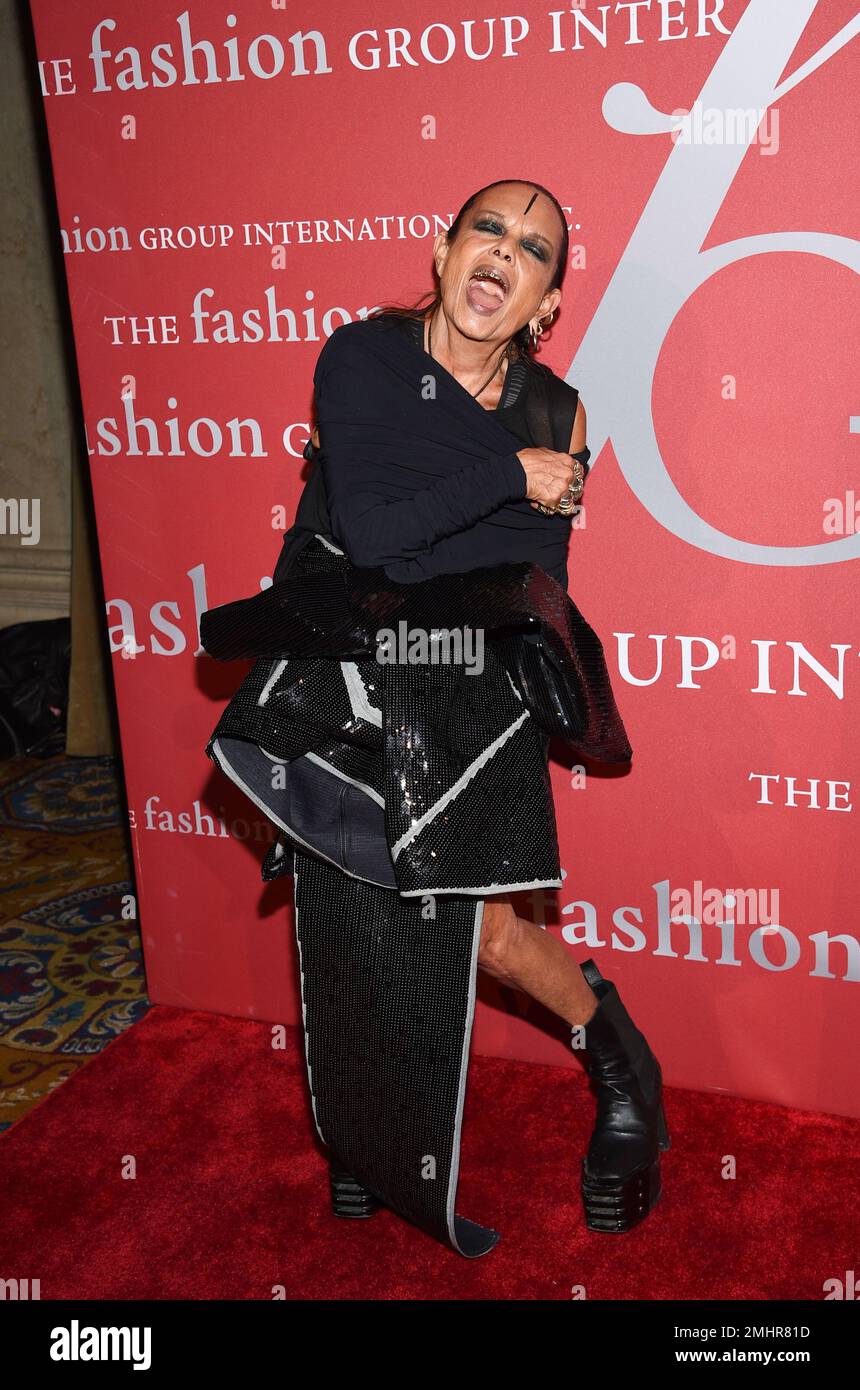 Designer Michèle Lamy attends The Fashion Group International's annual ...