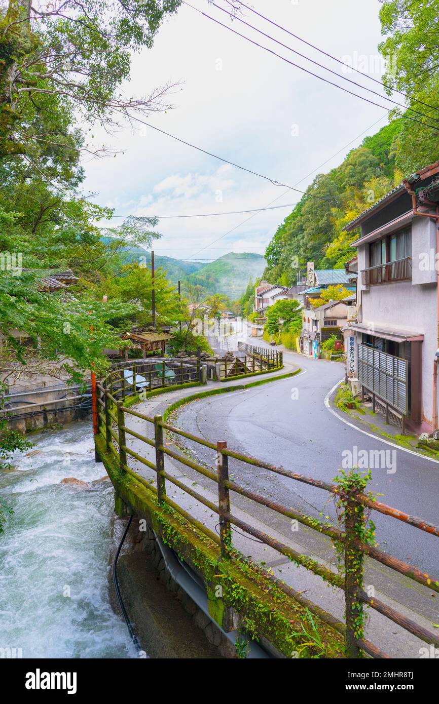 Japanese Village, Oshino Omine along the Kumano Kodo Trail Stock Photo ...