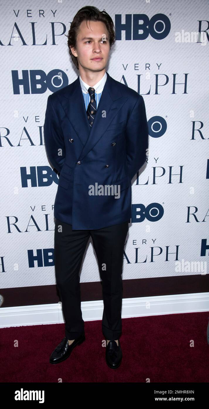Ansel Elgort attends the world premiere of HBO Documentary Films' "Very ...