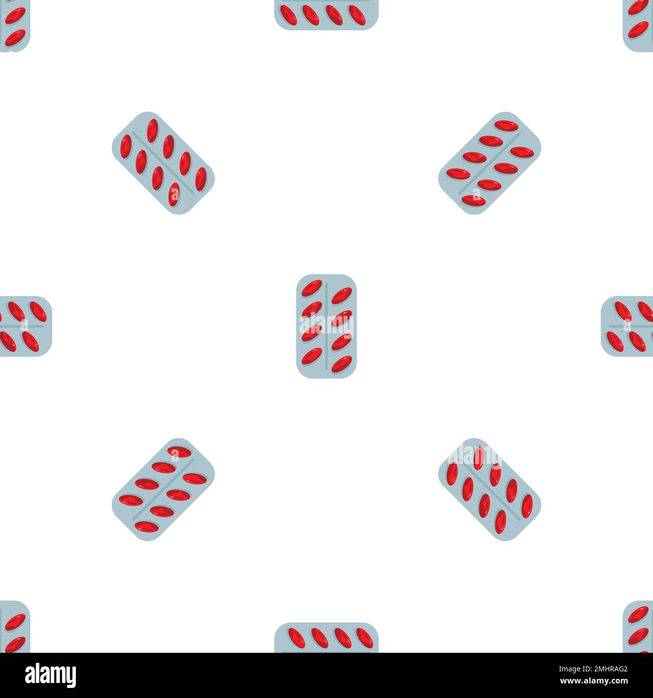 Red capsule blister pattern seamless vector Stock Vector Image & Art ...