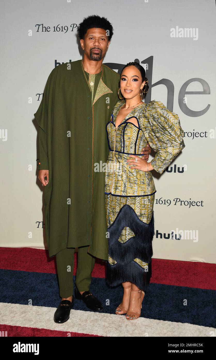 LOS ANGELES, CALIFORNIA - JANUARY 26: (L-R) Jalen Rose and Angela Rye ...