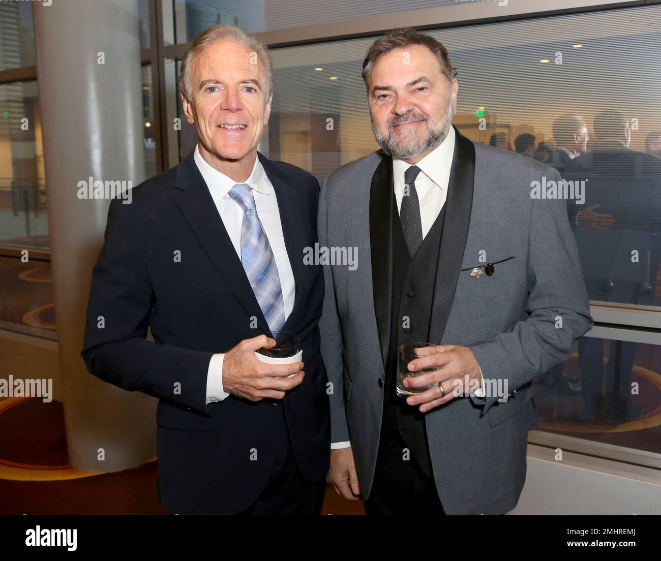 Richard Crudo, left, and Julio Macat attend the 71st Engineering Emmy ...