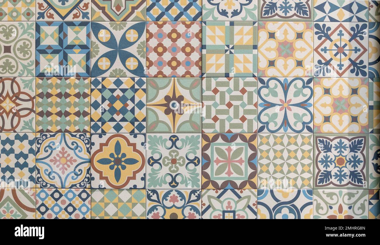 old azulejo tile spain mosaic home colorful decorative art wall tiles ...