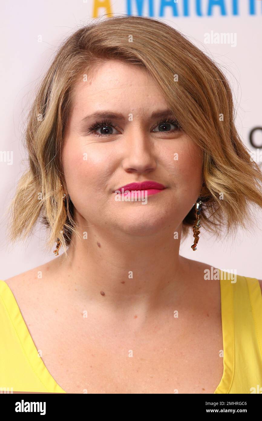 Actress Jillian Bell poses for photographers upon arrival at the ...