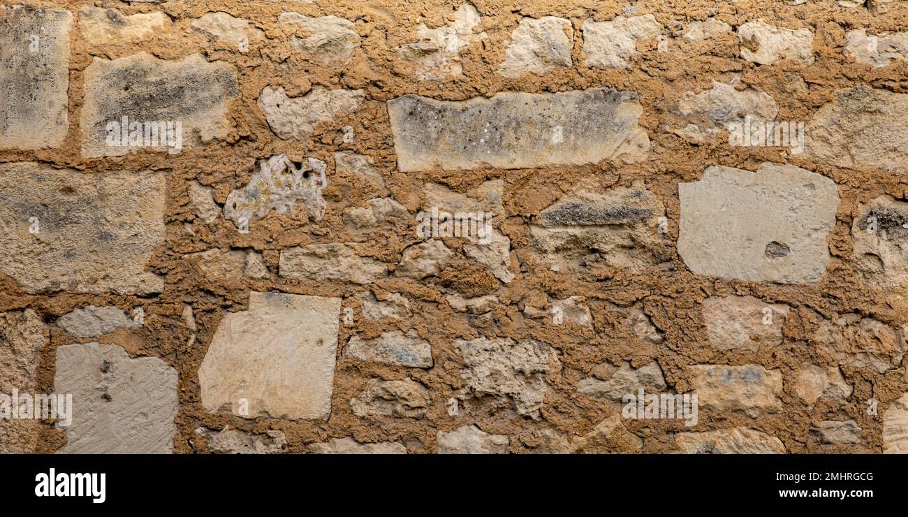background stones hands made ancient stone wall restoration facade ...