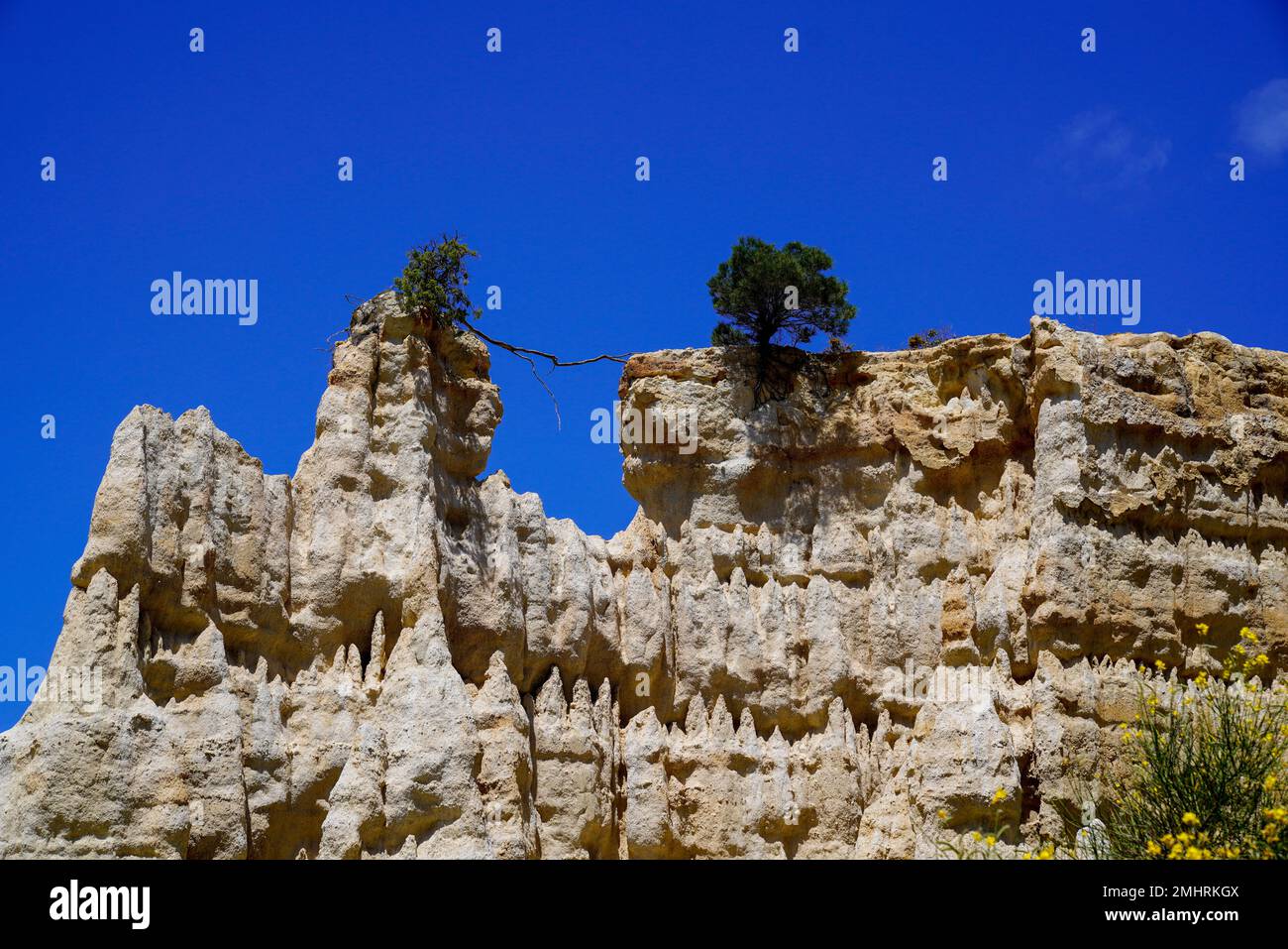 The Orgues of Ille sur Tet columns of soft rock geologic natural french ...
