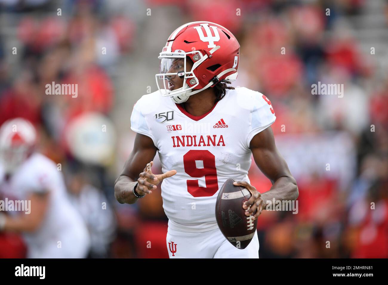 Indiana quarterback Michael Penix Jr. (9) looks to pass during the ...