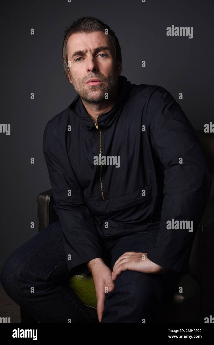 This Oct. 15, 2019 photo shows singer Liam Gallagher posing for a ...