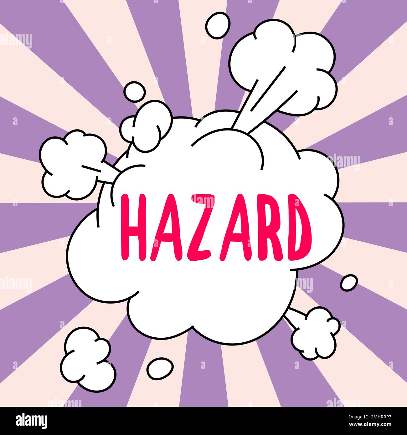 Text sign showing Hazard. Business idea account or statement describing ...