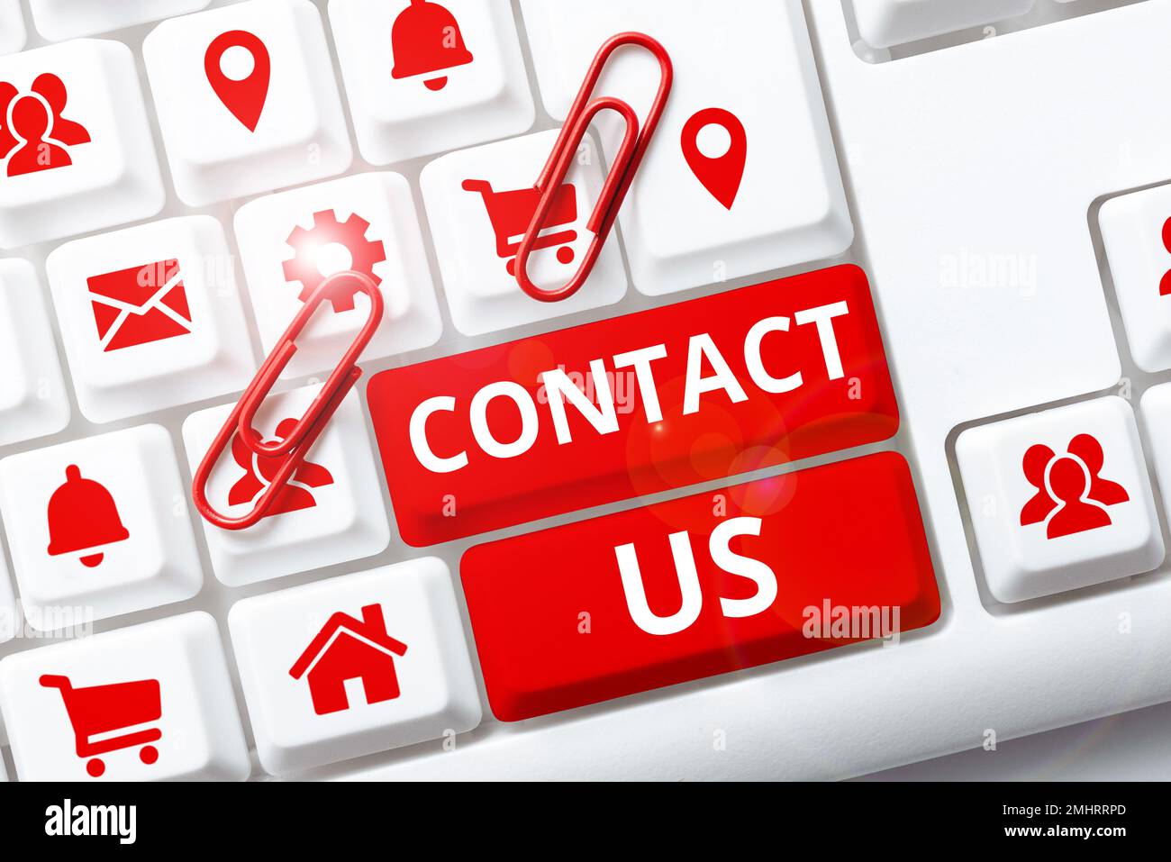 Hand writing sign Contact Us. Word for Group of person that rendering ...