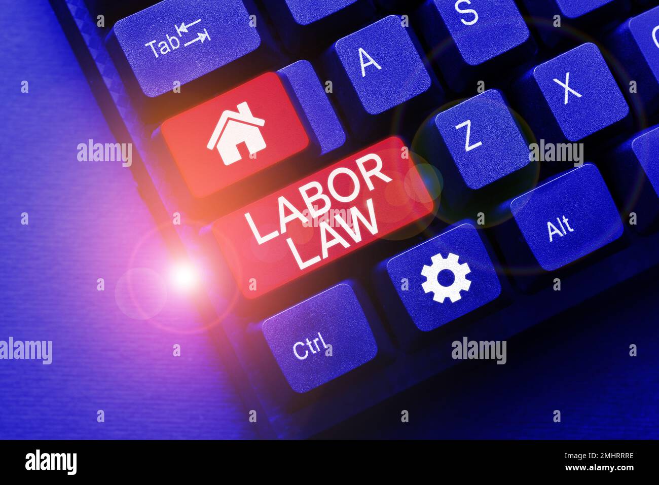 Writing displaying text Labor Law. Concept meaning rules relating to ...