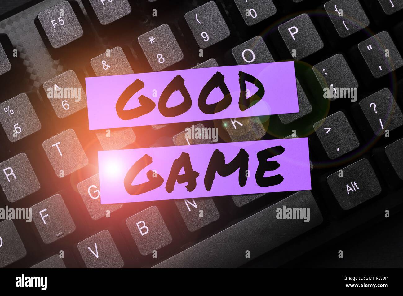 Text showing inspiration Good Game. Concept meaning term frequently ...