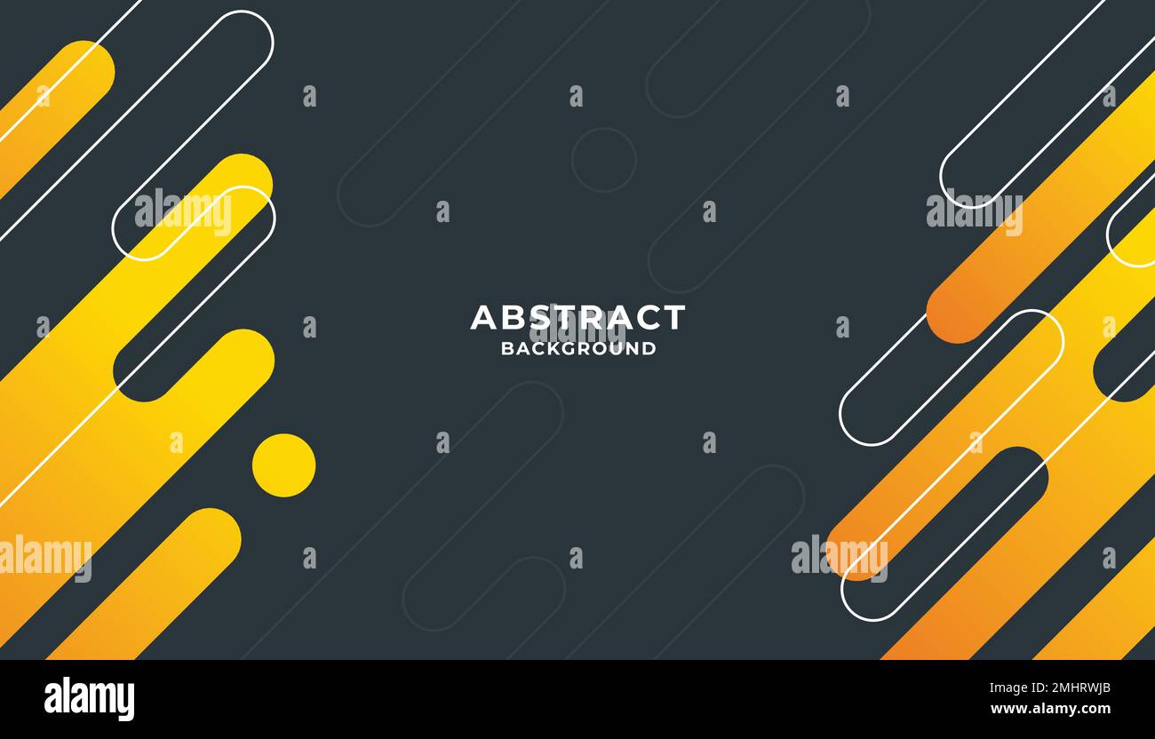 Dark and yellow background with abstract shape design. Eps10 vector ...