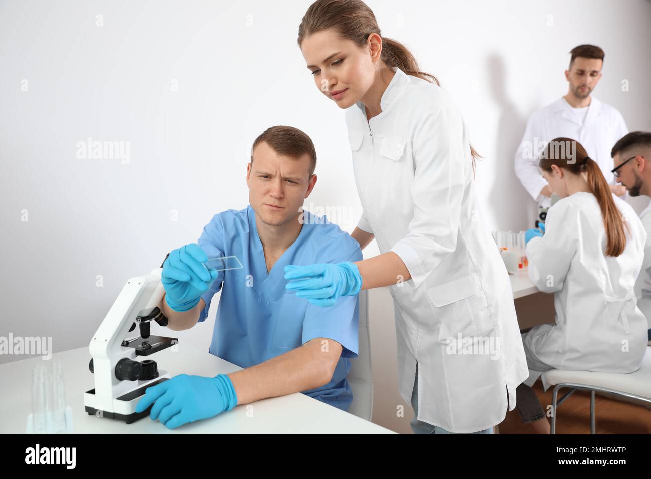 Test slide hi-res stock photography and images - Alamy