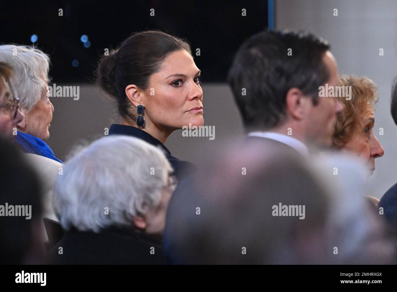 Crown Princess Victoria and Prince Daniel at a memorial ceremony for ...