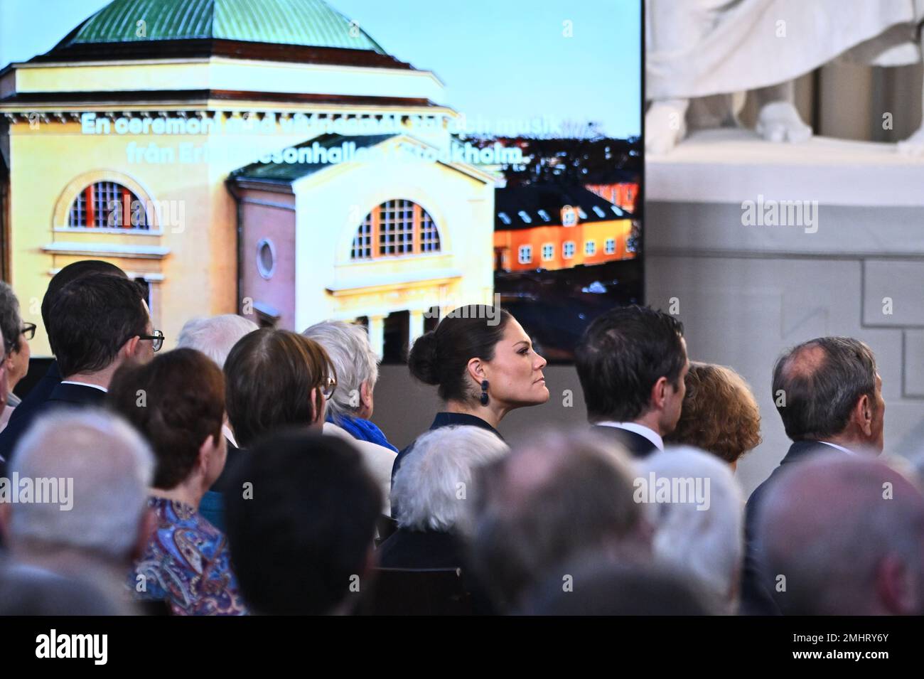 Crown Princess Victoria and Prince Daniel at a memorial ceremony for ...