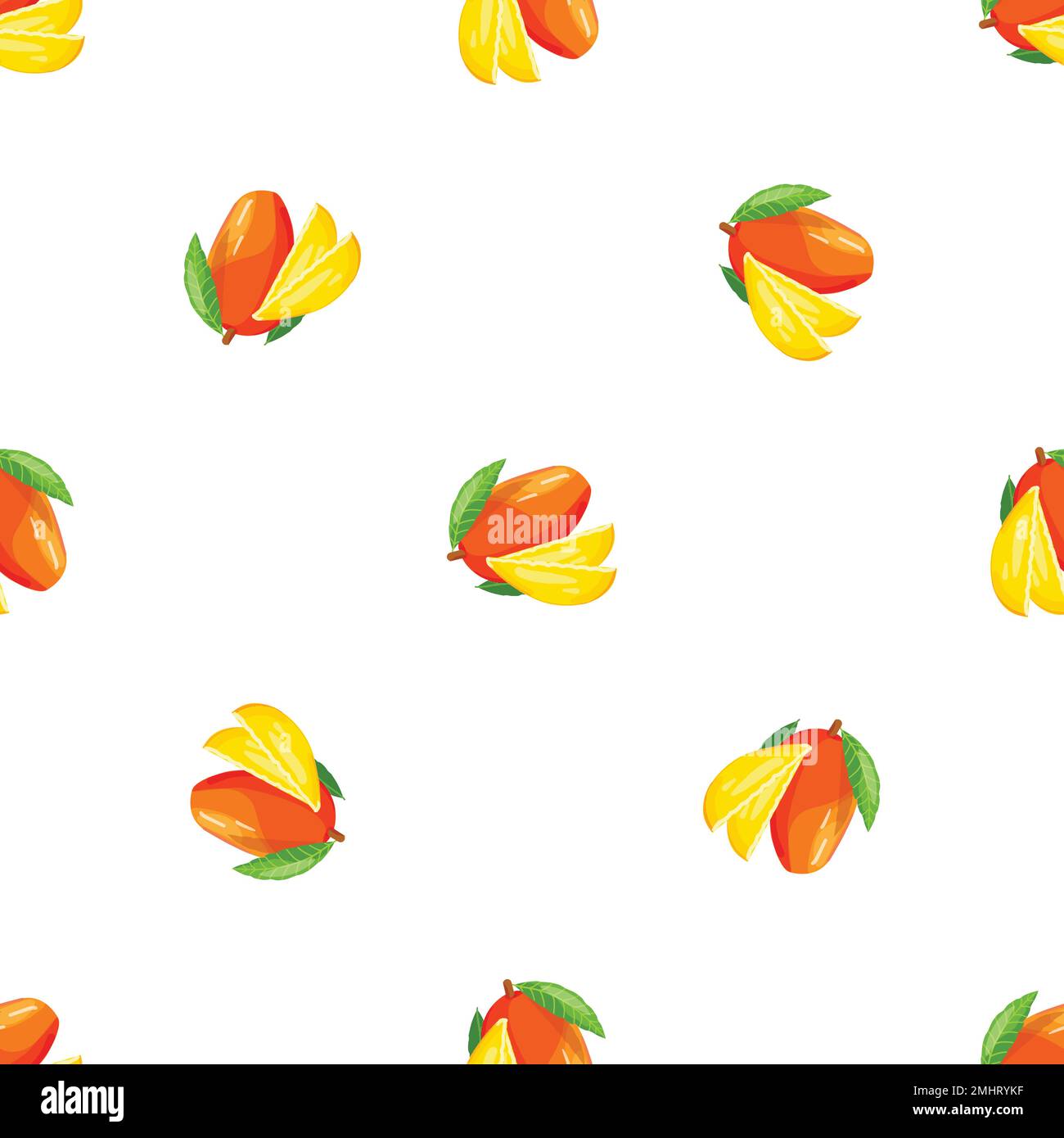 Large mango pattern seamless vector Stock Vector Image & Art - Alamy