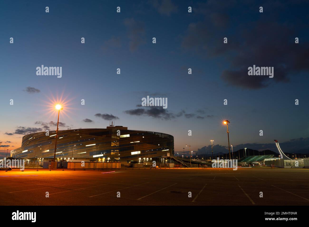 Sochi, Russia - July 21, 2022: Shayba Arena in Olympic Park Stock Photo ...