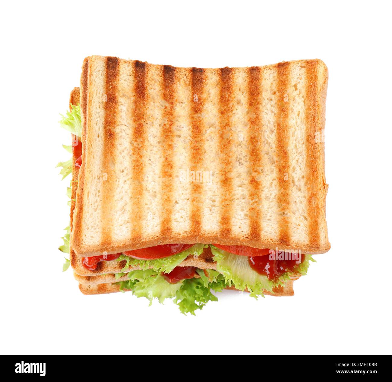 Top view clubhouse sandwich hi-res stock photography and images - Alamy