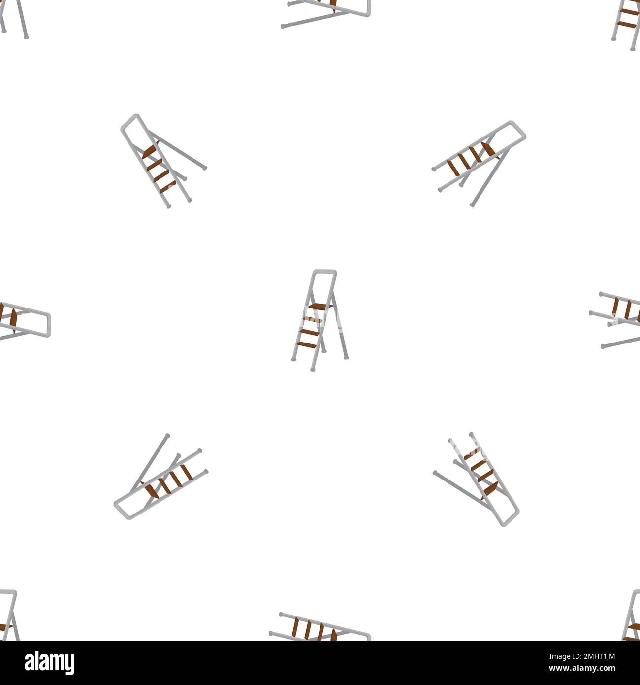 Garden ladder pattern seamless vector Stock Vector Image & Art - Alamy