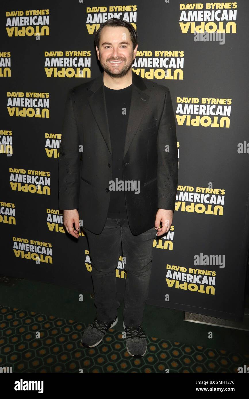 Alex Brightman attends the Broadway opening night of "David Byrne's ...