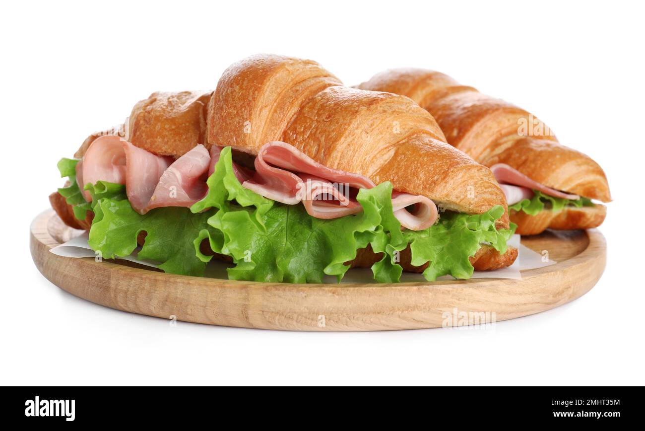 Croissant sandwich tray Cut Out Stock Images & Pictures - Alamy