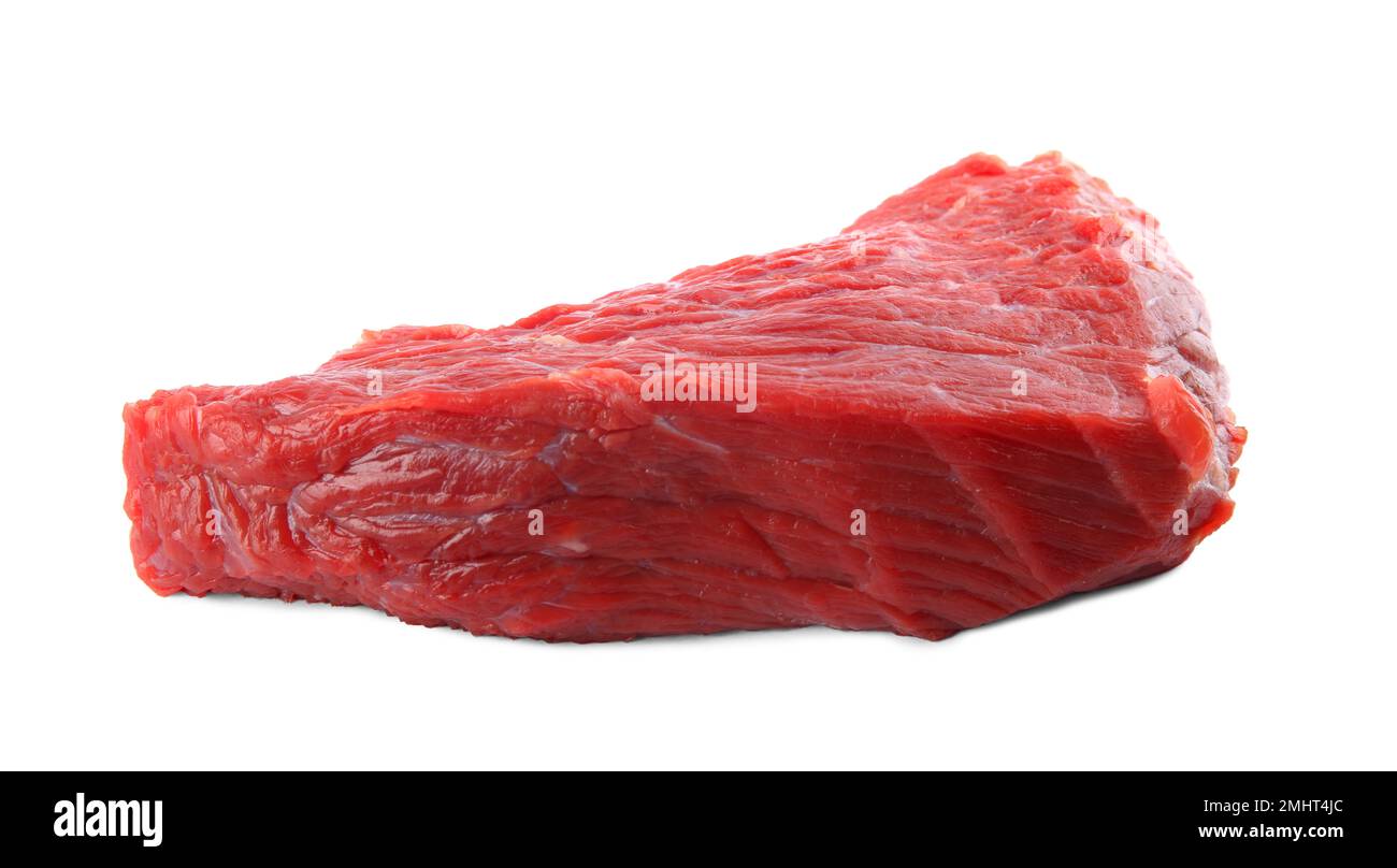 Fresh raw beef cut isolated on white Stock Photo - Alamy