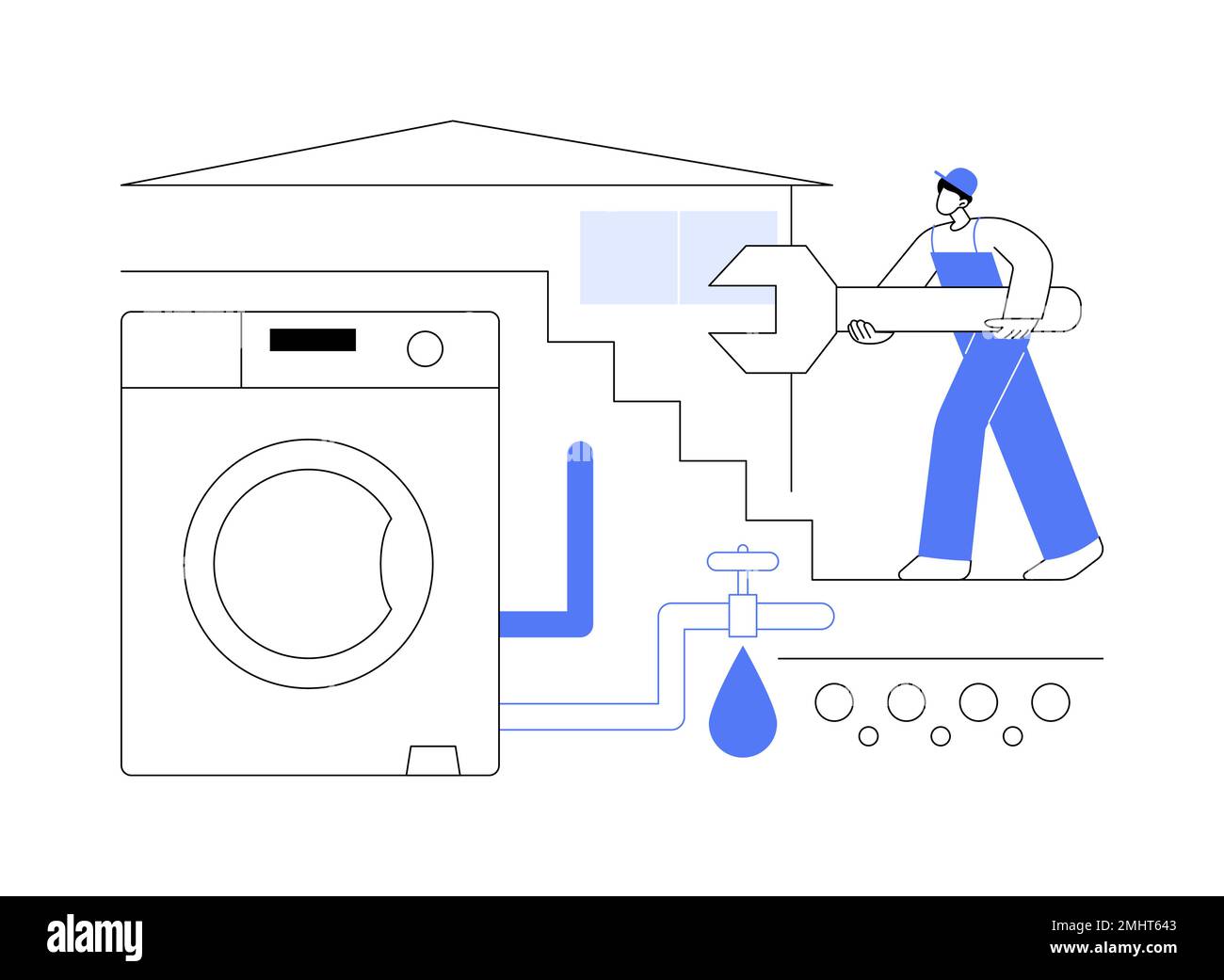 Basement services abstract concept vector illustration Stock Vector ...