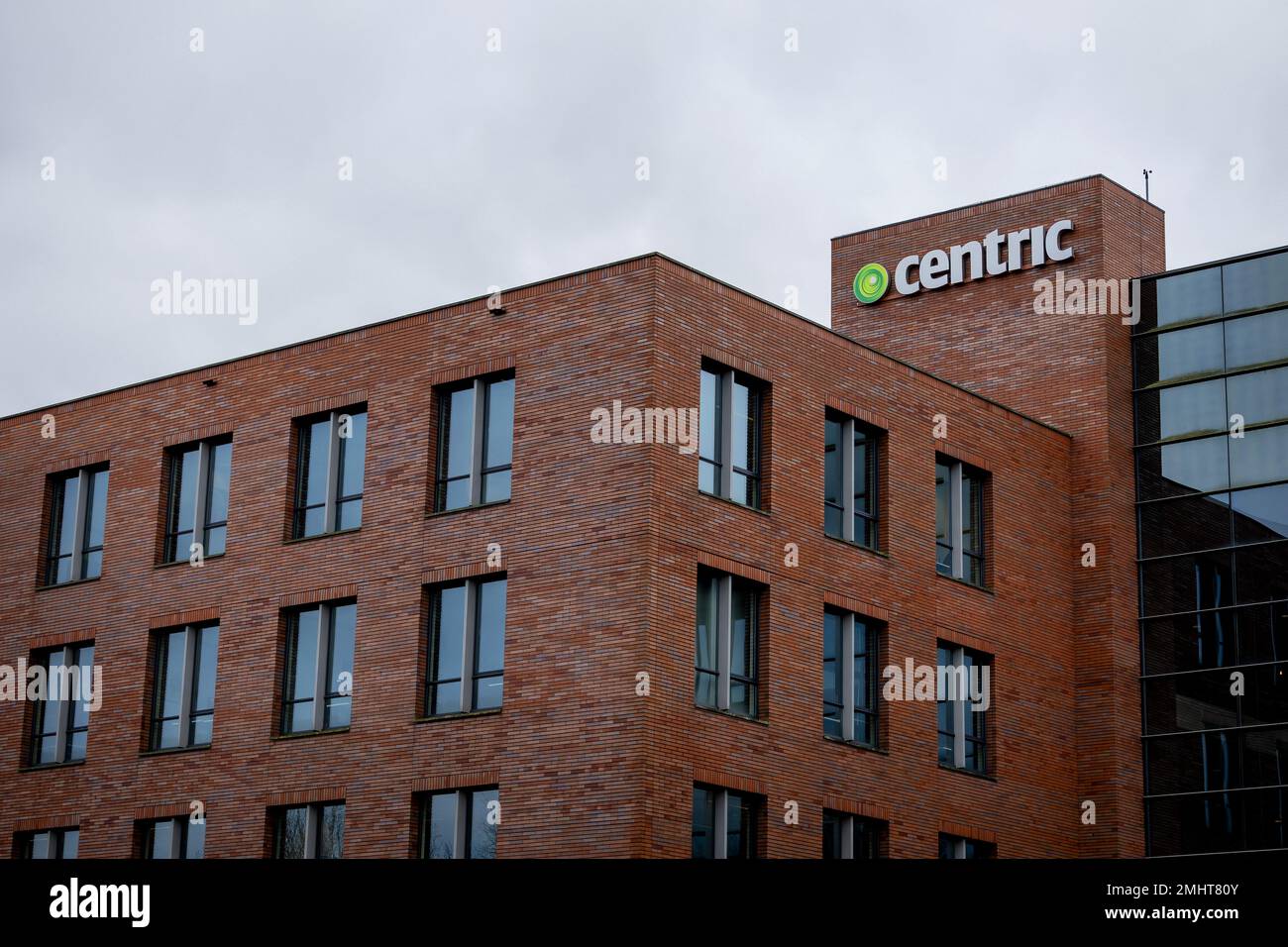 GOUDA - Exterior of Centric, a Dutch company that provides services in ...