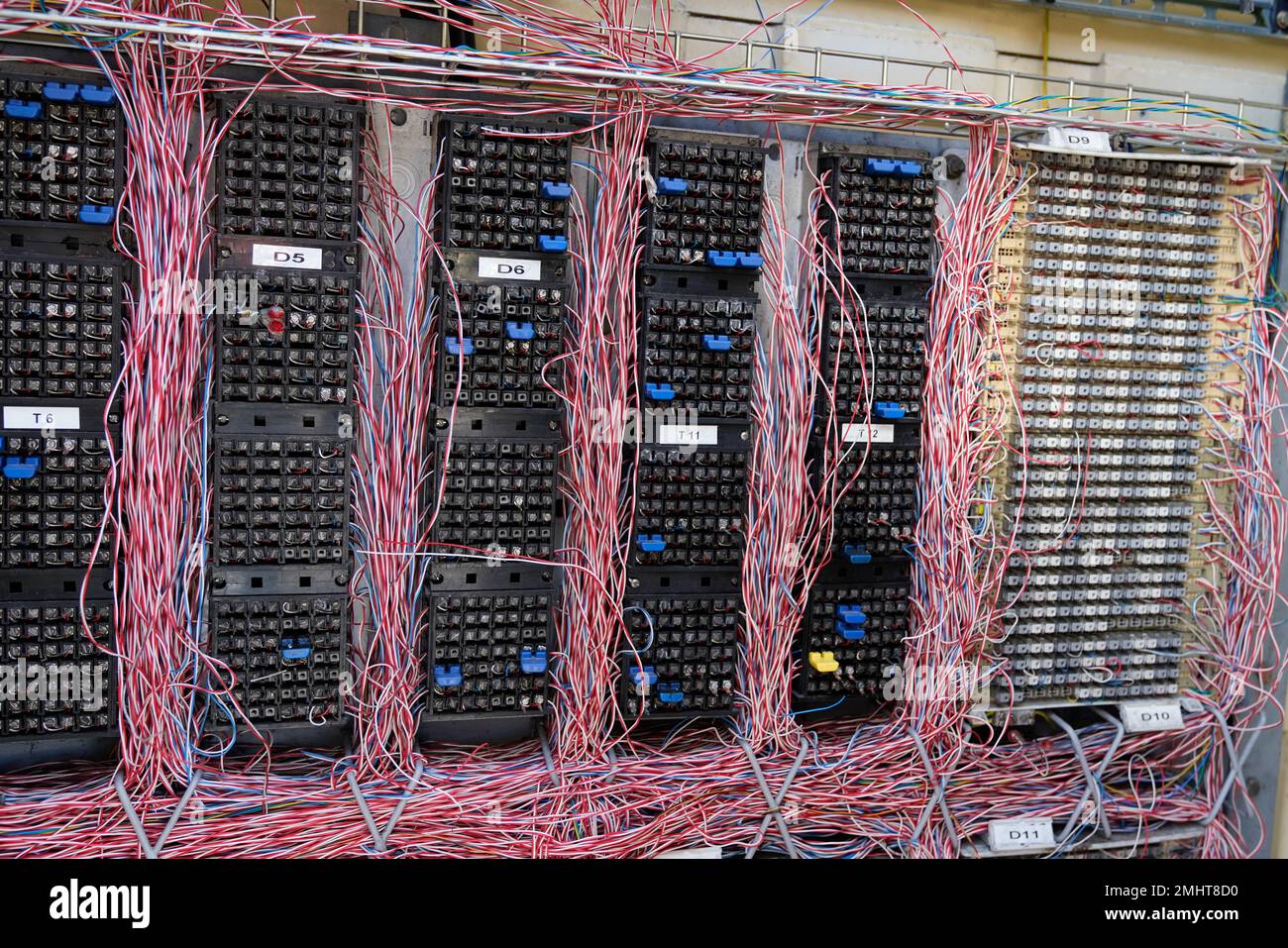phone switchboard Inside outdoor neighborhood telecommunication ...