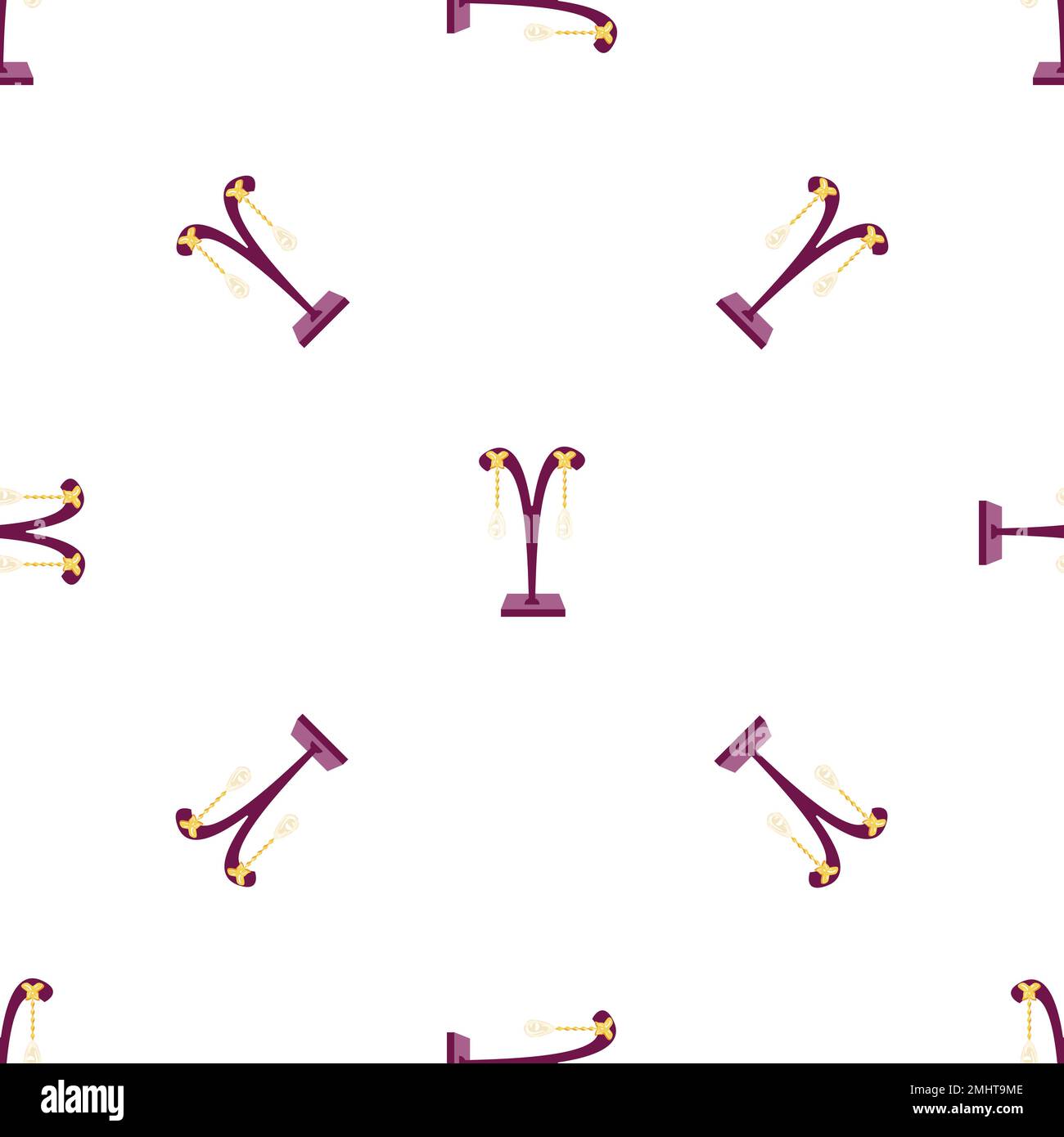 Jewellery stand pattern seamless vector Stock Vector Image & Art - Alamy