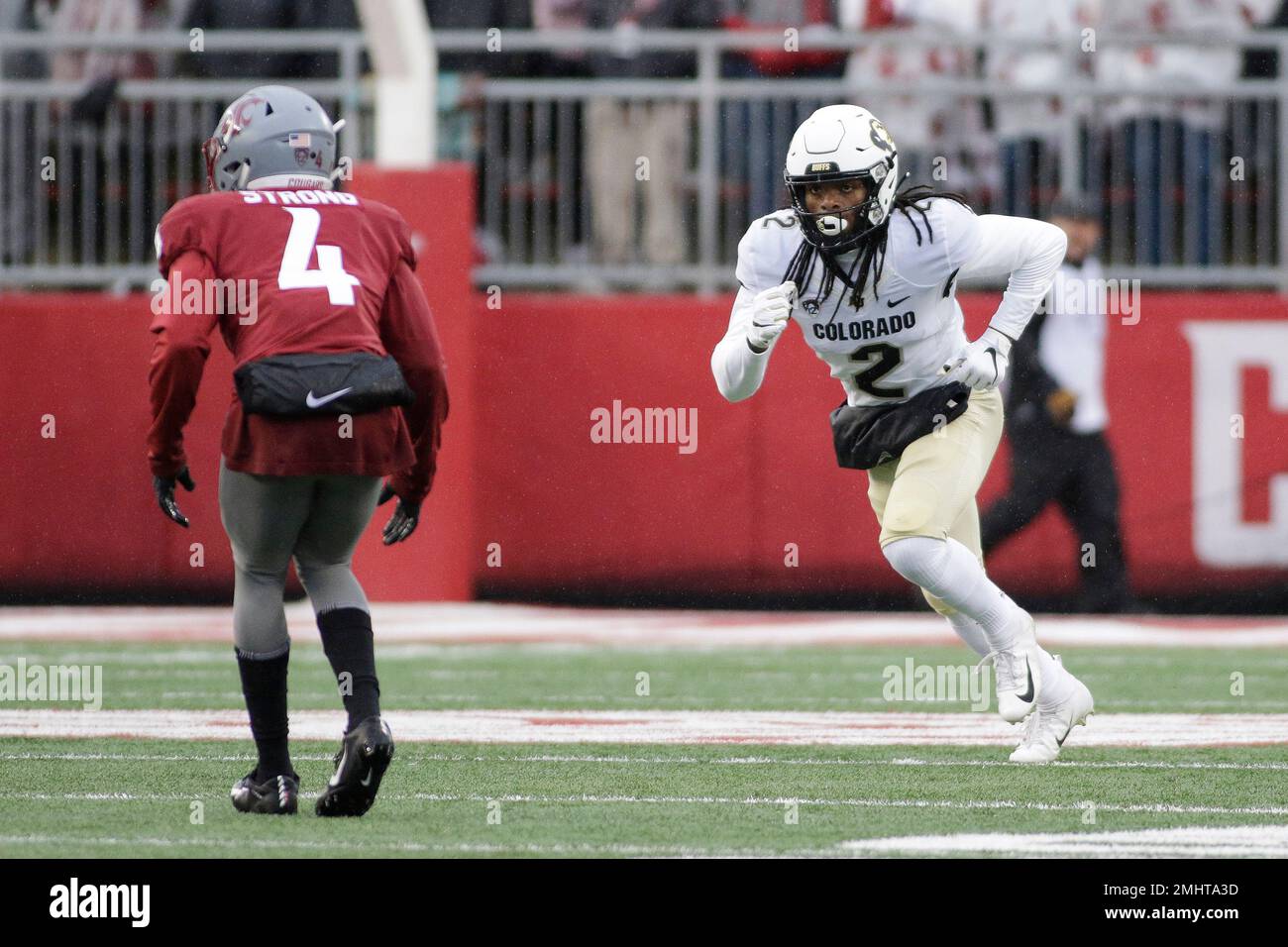 Colorado wide receiver Laviska Shenault Jr. (2) runs his route against ...