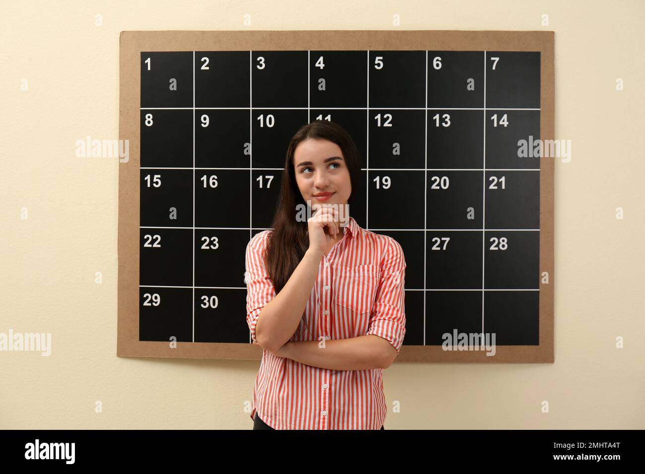 Woman wall calendar hi-res stock photography and images - Alamy