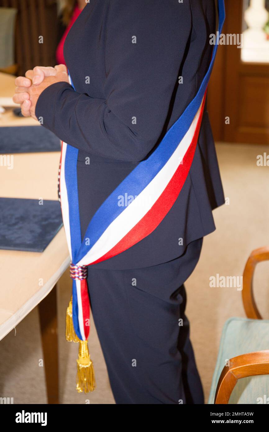 Tricolor sash hi-res stock photography and images - Alamy