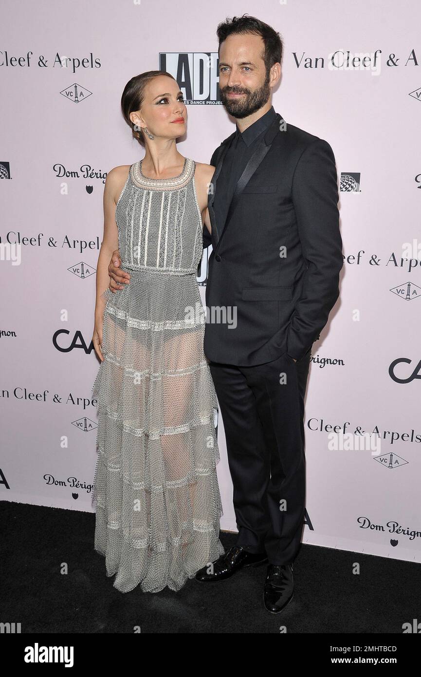Natalie Portman, left, and Lawrence Bender attend the 2019 L.A. Dance ...