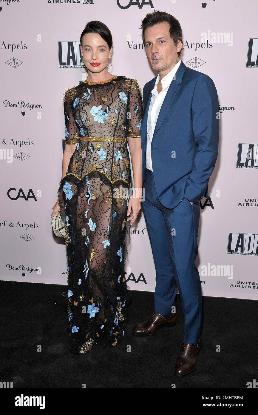 Stephanie Corneliussen, left, and Len Wiseman attend the 2019 L.A ...