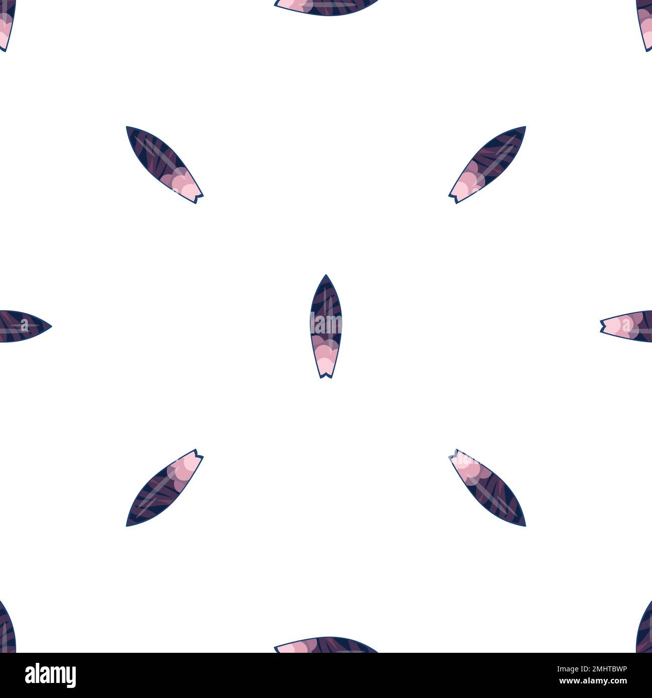 Surfboard pattern seamless vector Stock Vector Image & Art - Alamy